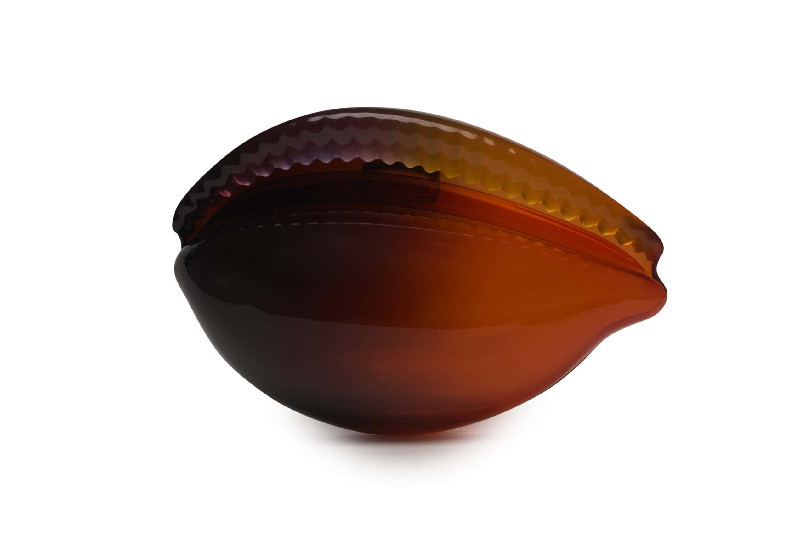 ORANGE/VIOLET COWRIE SHELL - SOLO - Redefined African Luxury