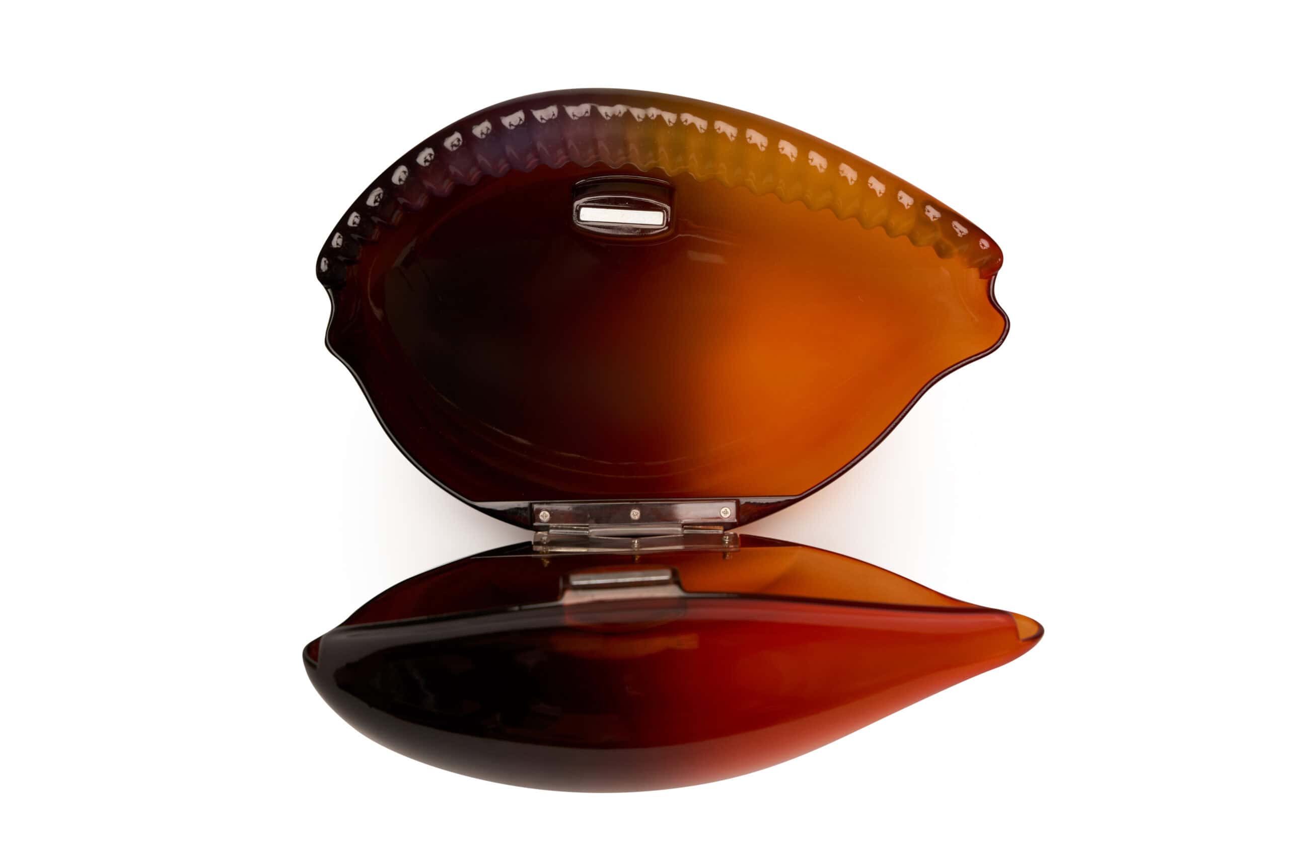 ORANGE/VIOLET COWRIE SHELL - SOLO - Redefined African Luxury